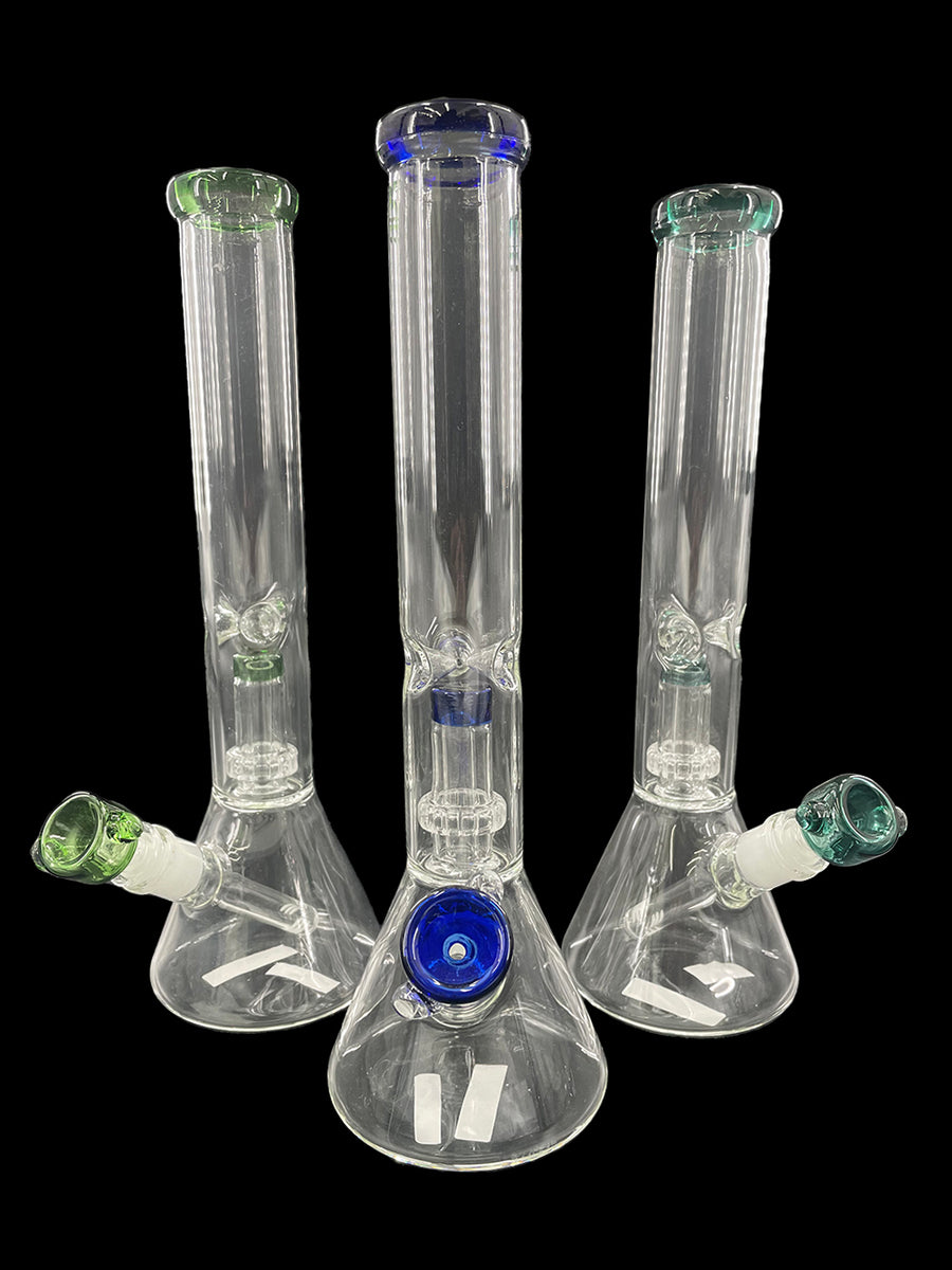 13" Color Mouth Matrix Perc Beaker Water Pipe – Cali King Wholesale