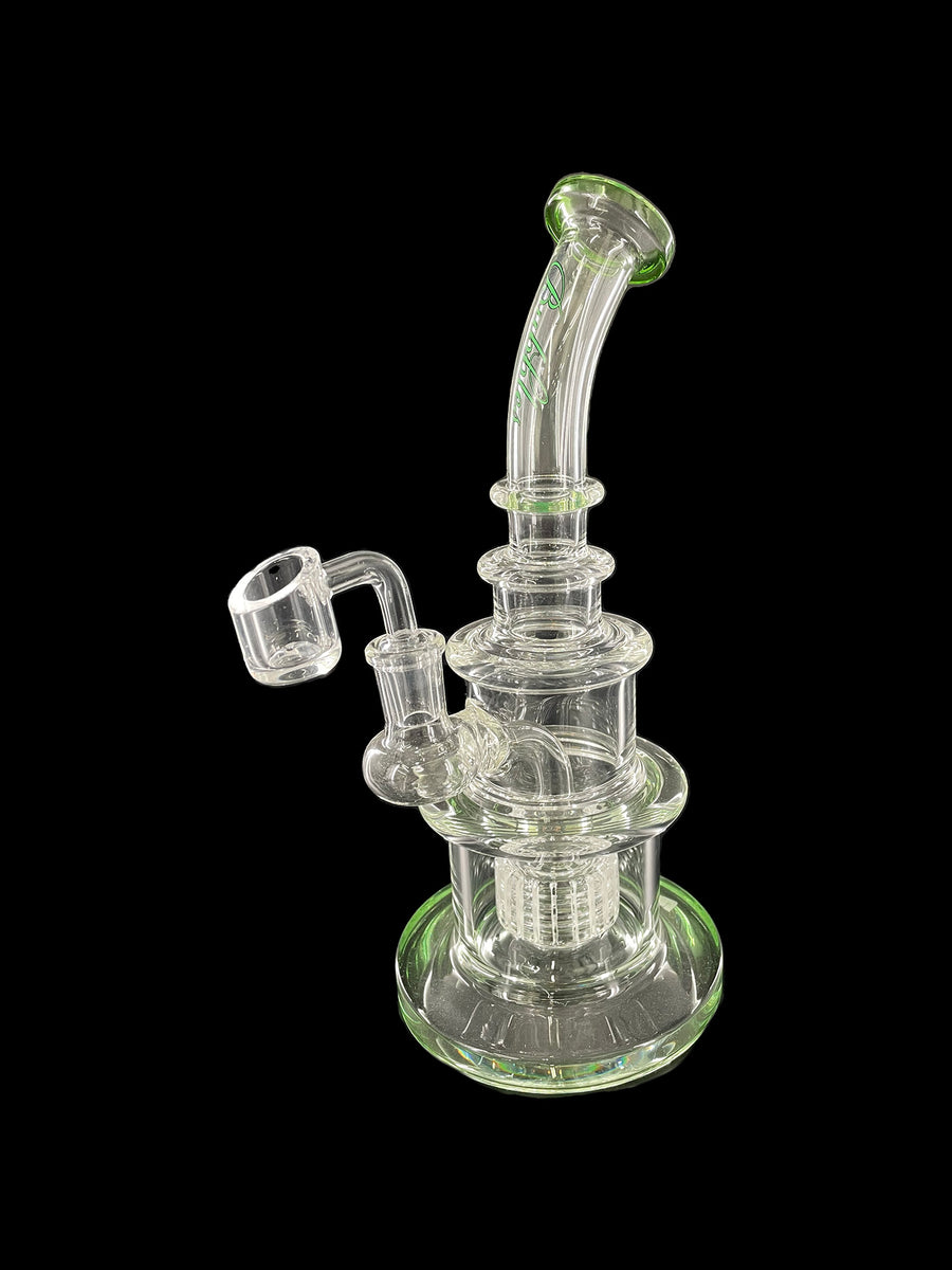 9" Bubbles 4 Ring Matrix Perc Dab Rig – Cali King Wholesale