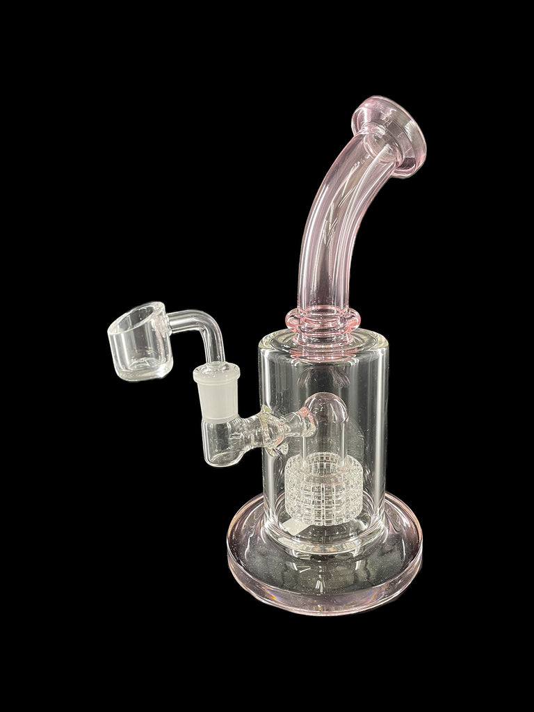 9" Curved Color Mouth Matrix Perc Dab Rig – Cali King Wholesale