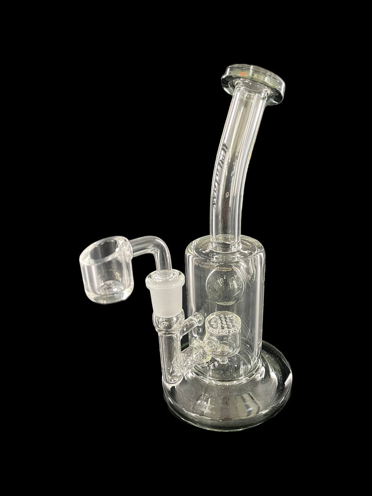 8" My Glass Side Carb Mini Honeycomb Perc Dab Rig – Cali King Wholesale