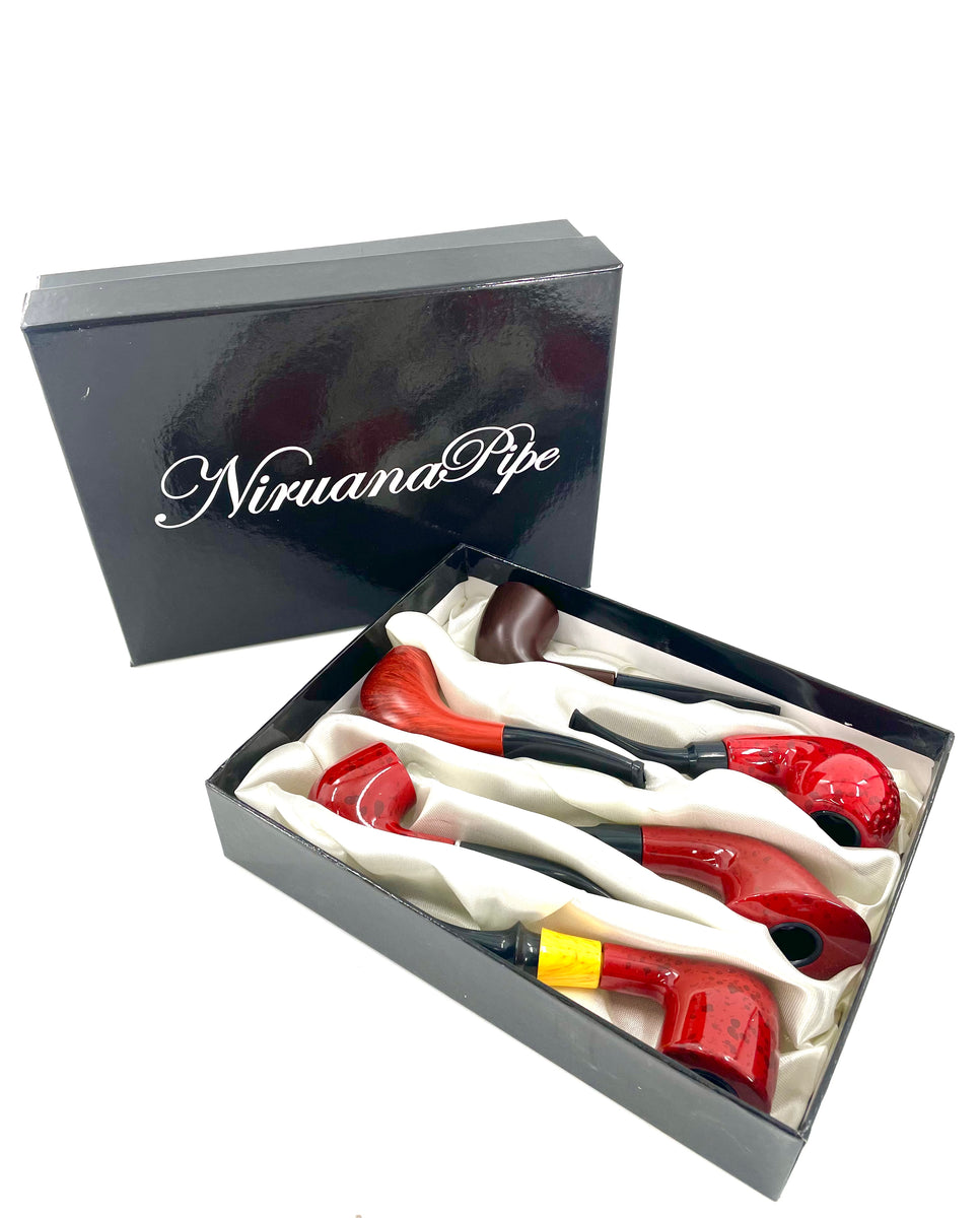 30246 Nirvana Wood Look Pipe Gift Set - 6ct Display – Cali King Wholesale