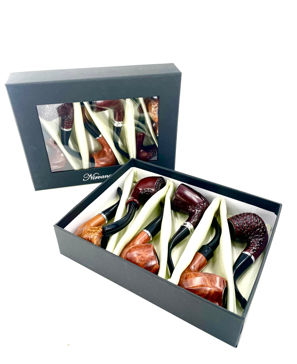 30358/Two Tone Nirvana Wood Look Pipe Set - 6ct Display – Cali King ...